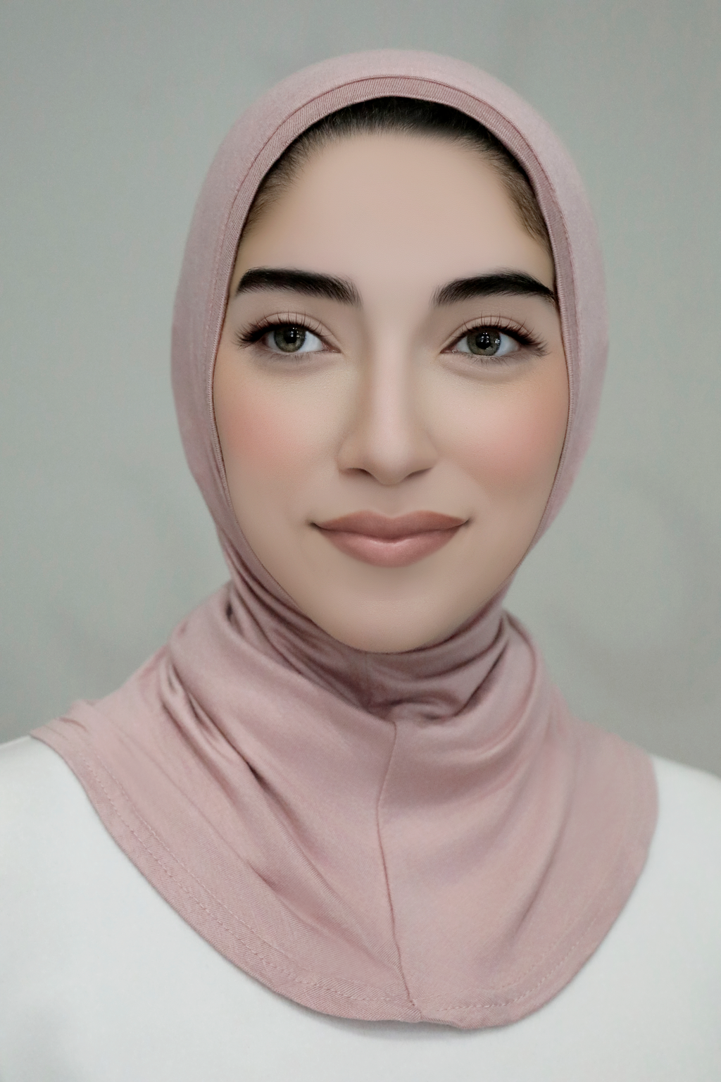 Simple full Underscarf-Rose