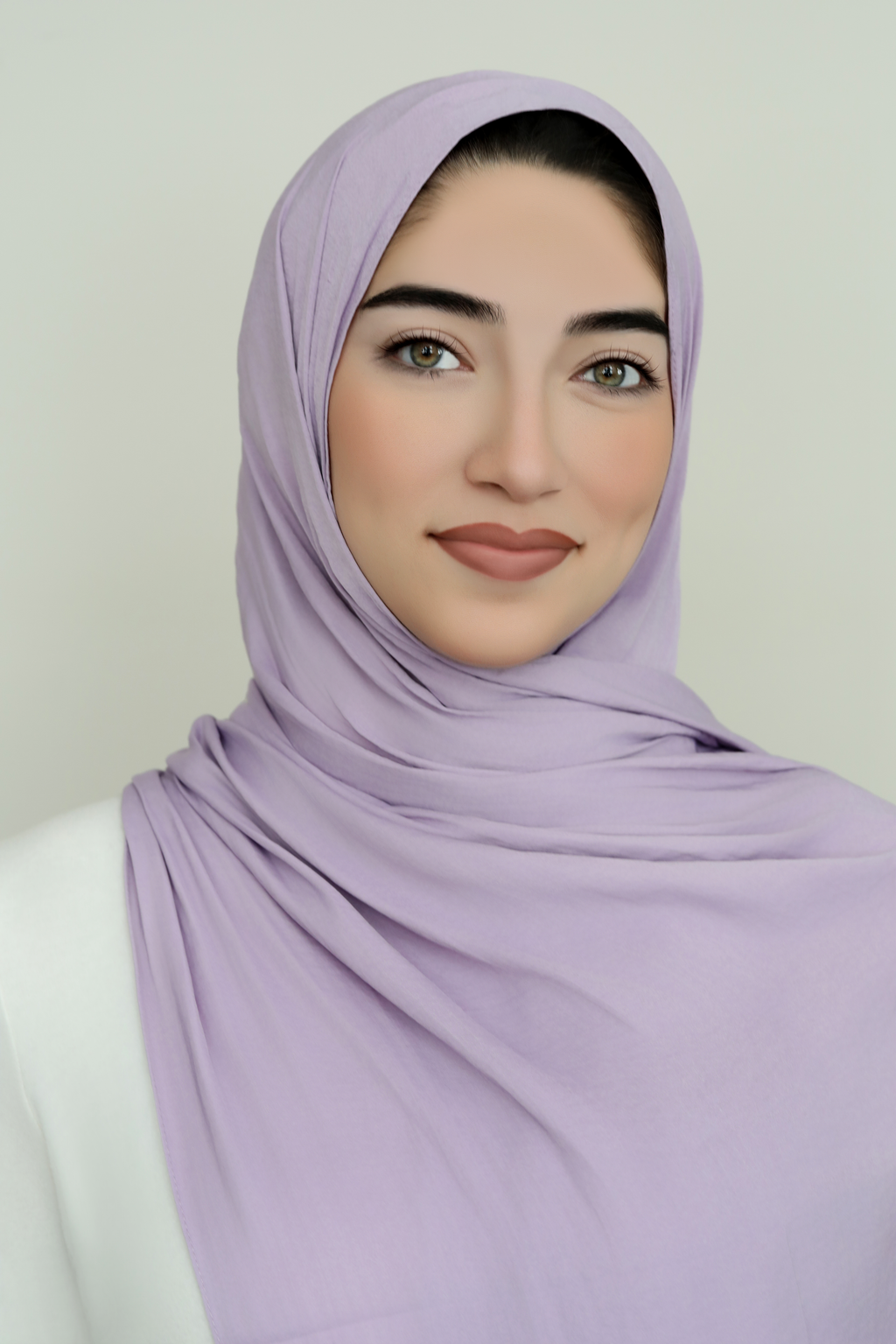Matte Satin Hijab-Lilac
