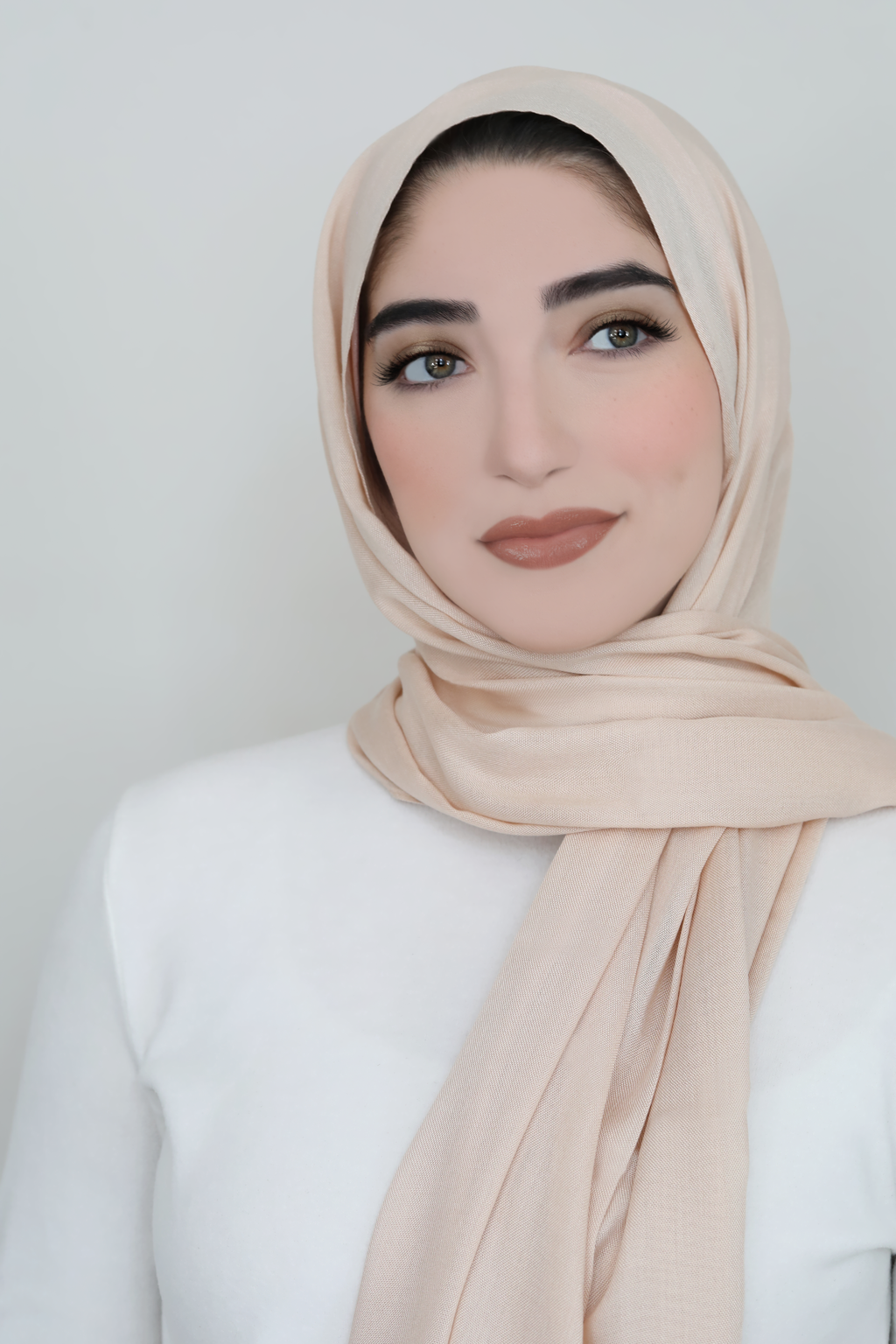 Essential Modal Hijab-Light Tan